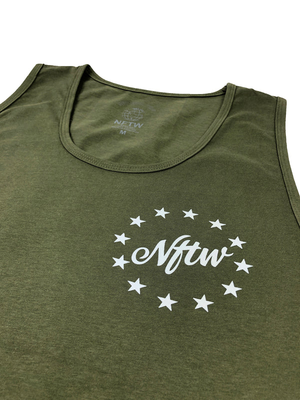 NFTW Tank Top in Olive - Not From This World